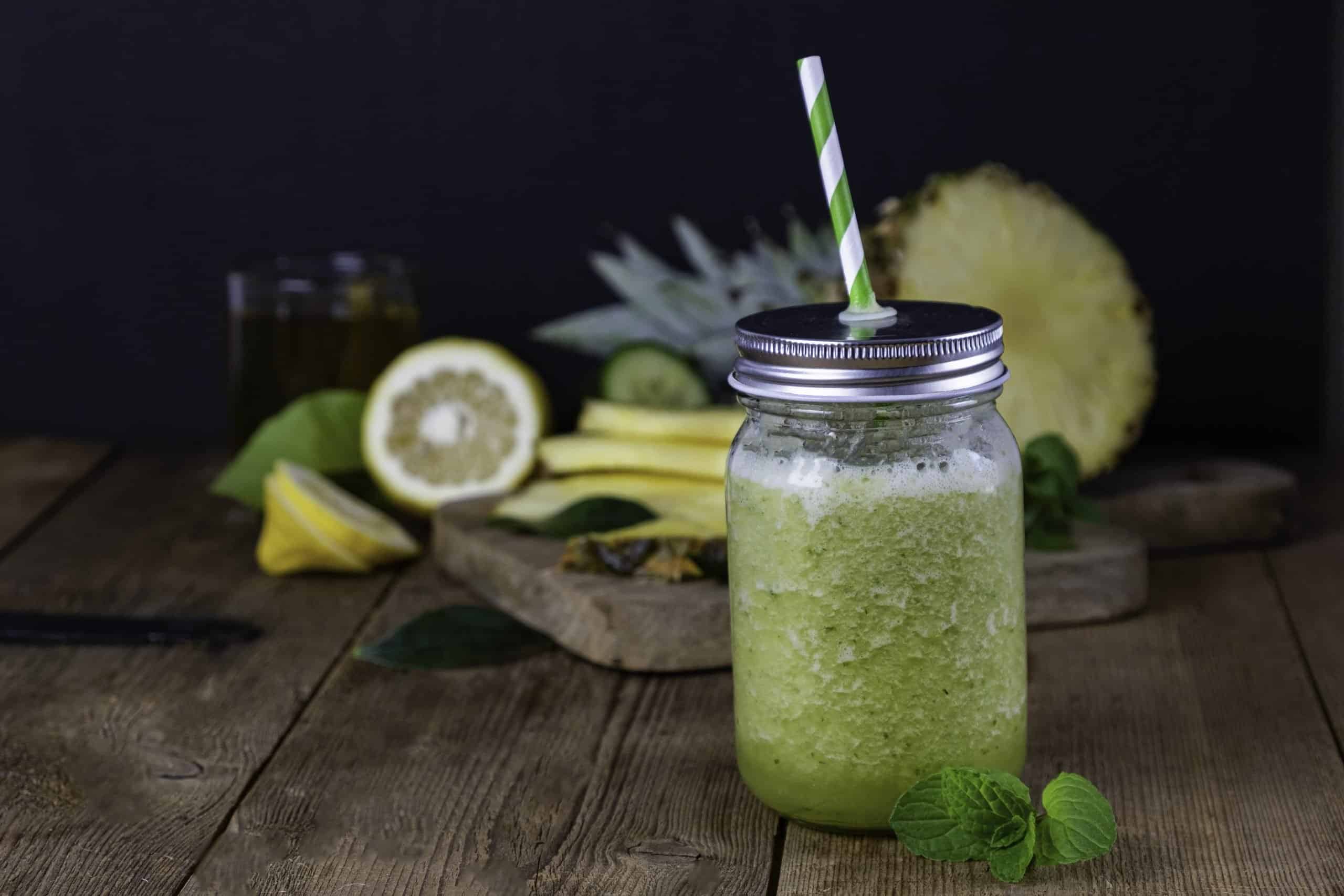 Easy Pineapple and Cucumber Detox Smoothie - I Live for Greens