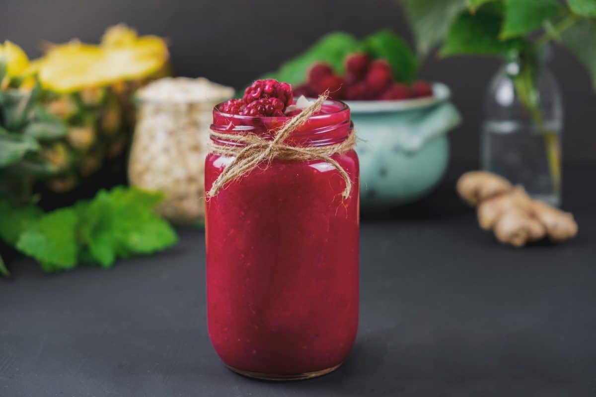 Pineapple Raspberry Smoothie - I Live for Greens
