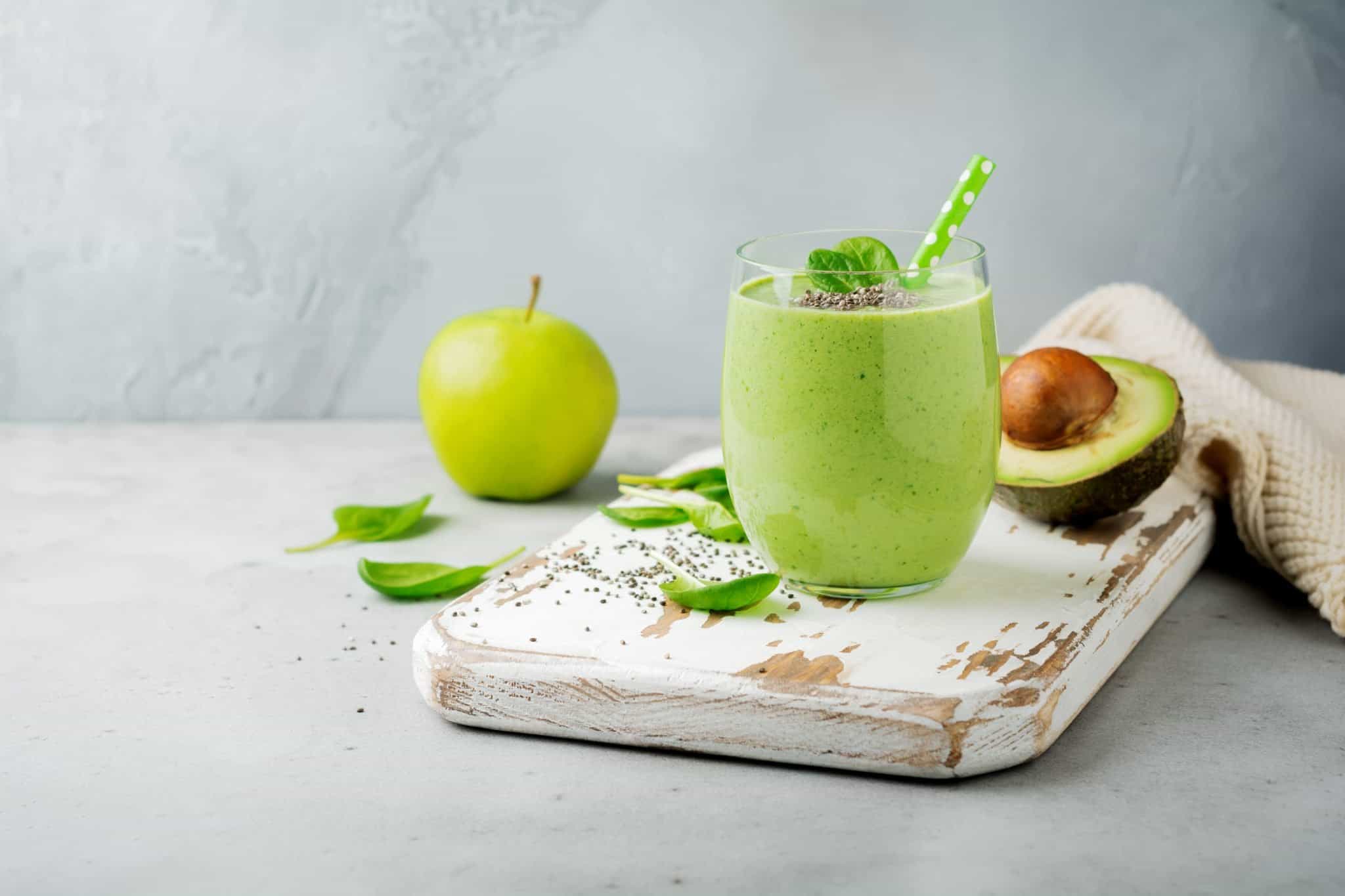 Easy Apple Avocado Smoothie - I Live for Greens
